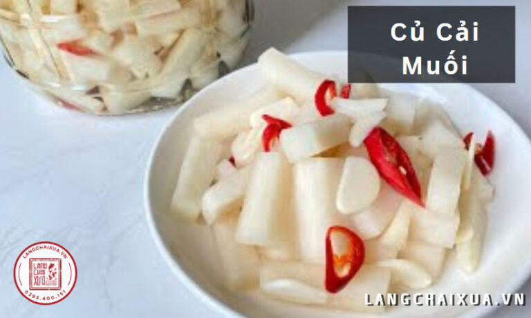 Cách Làm Củ Cải Muối Thơm Ngon Chuẩn Vị