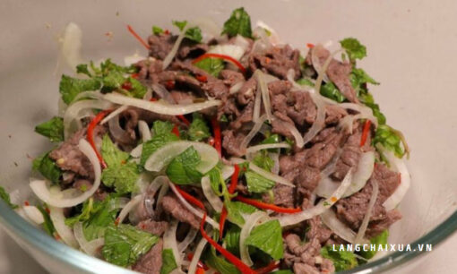 Cách Làm Món Bò Tái Chanh đơn Giản Mà Rất Ngon