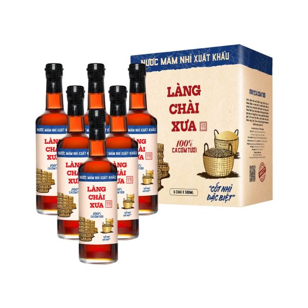 Nước Mắm Chay 3 Trong 1 525ml - Làng Chài Xưa - Đặc Sản Nước Mắm Làng Chài Xưa